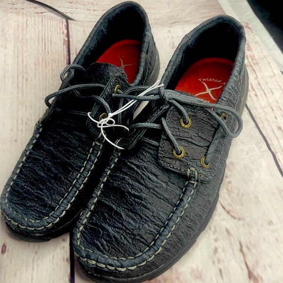 Twisted X | Shoes | Nwot Brand New Womens 7 Twisted X Blue Leather Shoes With Comfort Footbed ...